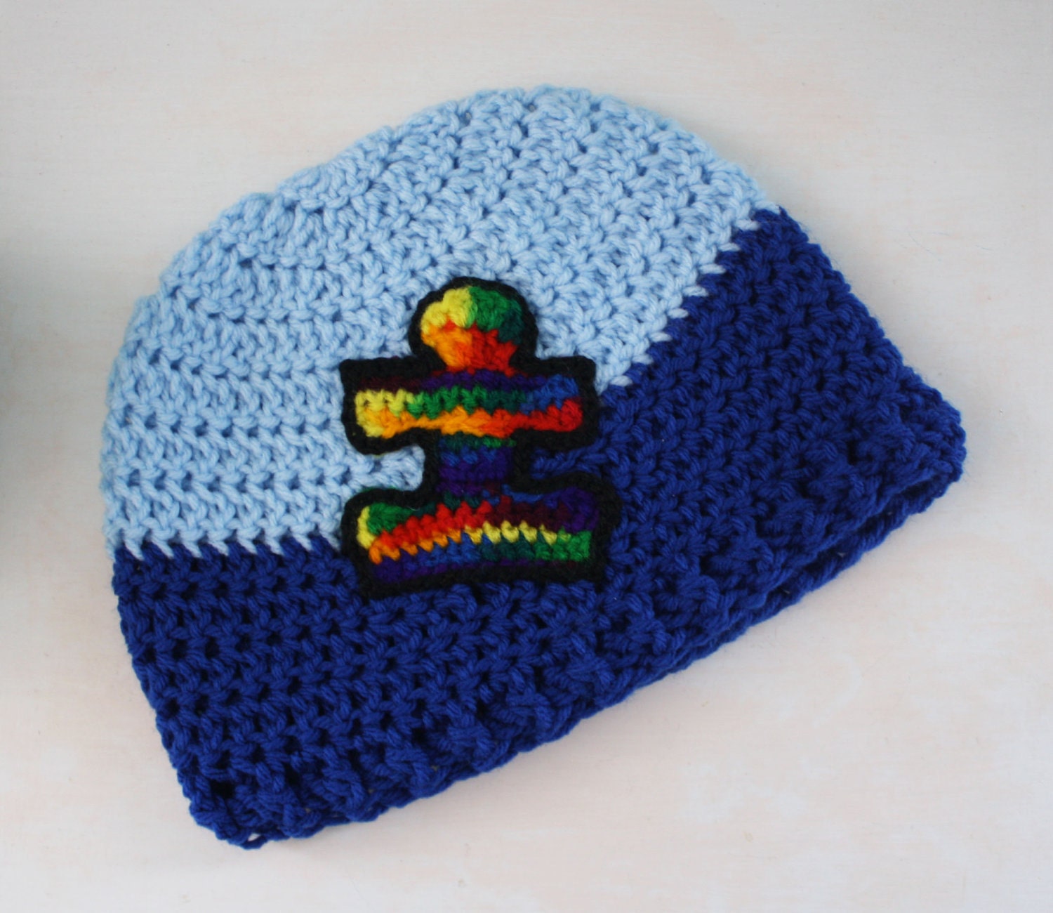 Autism Awareness Hat Puzzle Piece Hat Autism Beanie Crochet