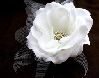 White silk roses | Etsy