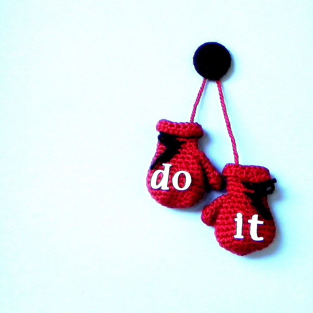 Crochet Pattern Do It Decorative Boxing Gloves