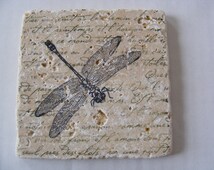 Popular items for dragonfly coasters on Etsy