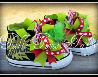 Grinch shoes | Etsy
