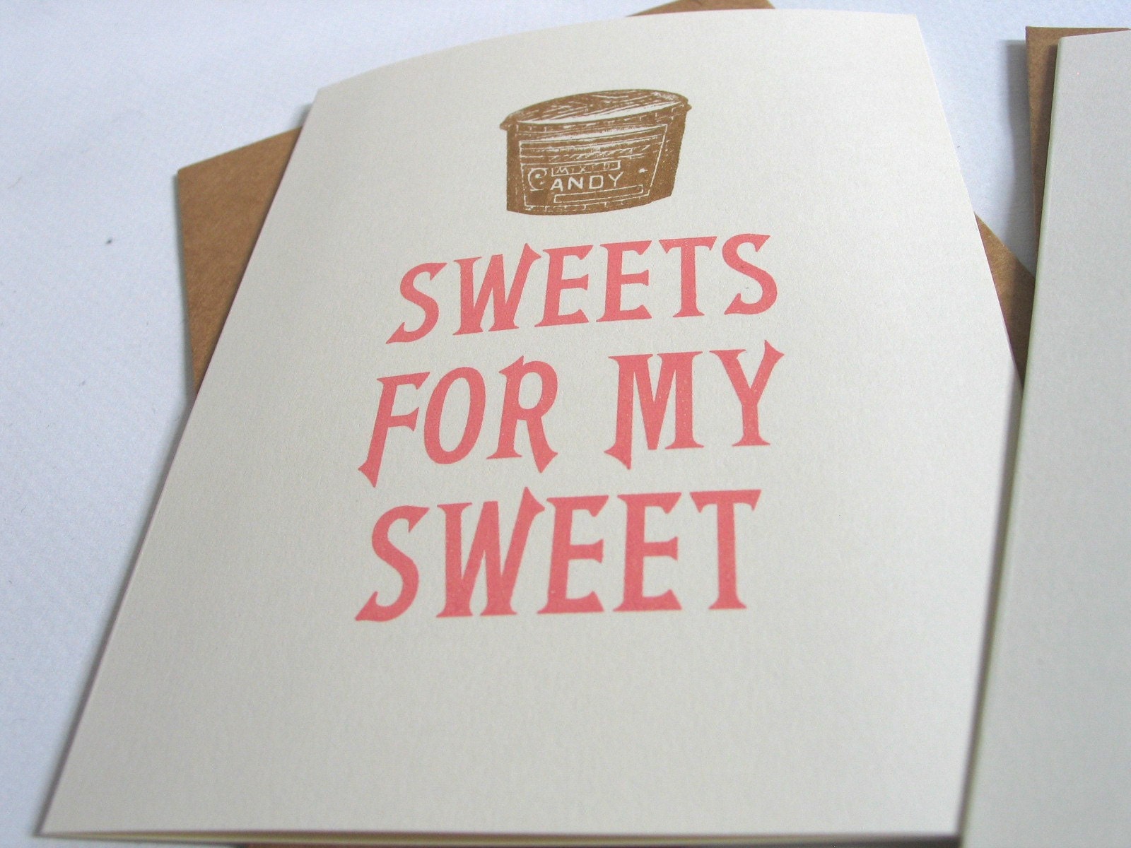 Sweets For My Sweet Valentine's Day card by pumpkinandhoneybunny