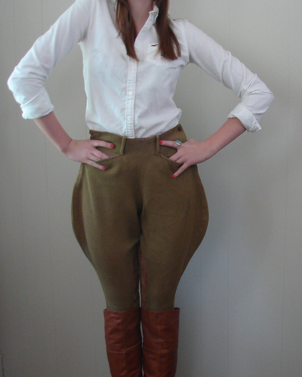 Vintage 40s Jodhpurs .... Water For Elephants .... Size Small