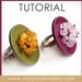 Button Ring Tutorial Button Jewelry Tutorial Button Pattern