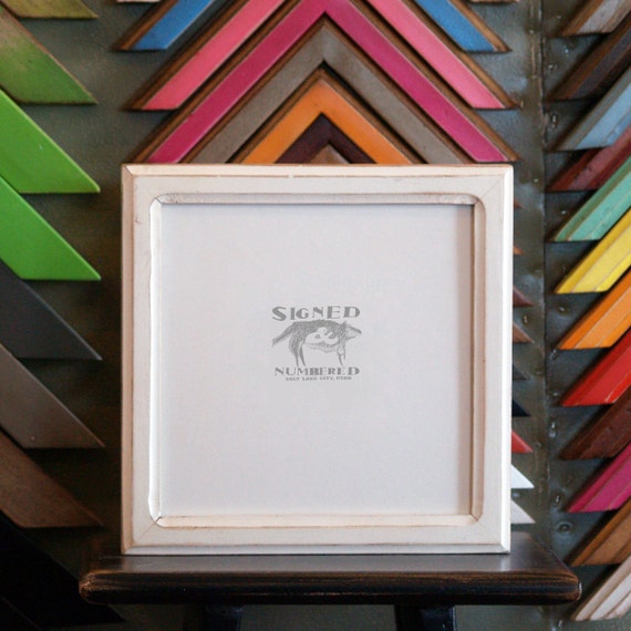 8x8 Square Picture Frame in Double Cove Style by signedandnumbered