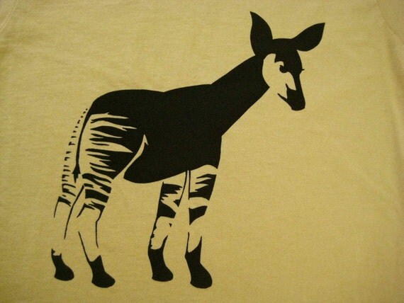Okapi Kids T Shirt Organic Cotton Yellow