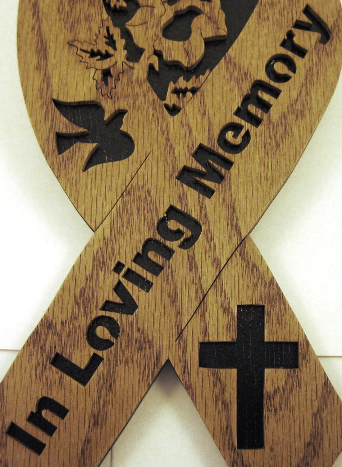 In Loving Memory Ribbon scroll saw cut11p
