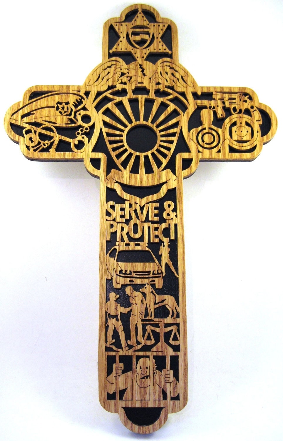Law enforcement cross scroll saw cut36cr