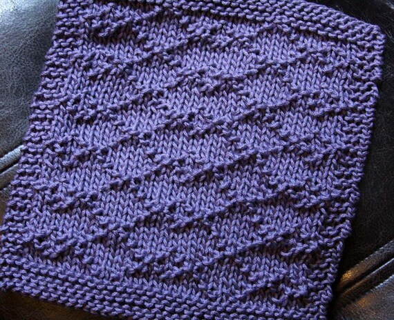 KNITTING PATTERN-Kris Kross Dishcloth Pattern