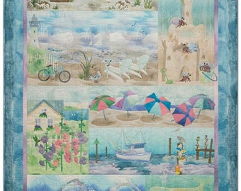 Beach quilt pattern | Etsy