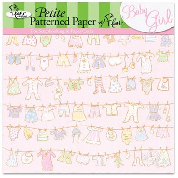 8X8 Baby Girl Scrapbook Paper Pack 36 sheets FREE by cjgaddis1123