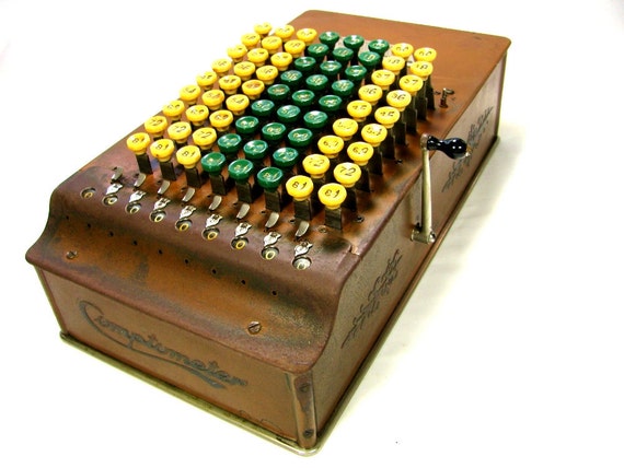 COMPTOMETER CALCULATOR 1930s Model J by WellWudJaLookAtThat
