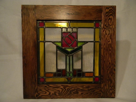 Craftsman Stained Glass Panels