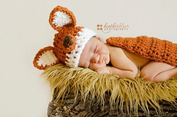 Baby boy hat baby girl hat fox hat fox by BriarRoseCraftyThing
