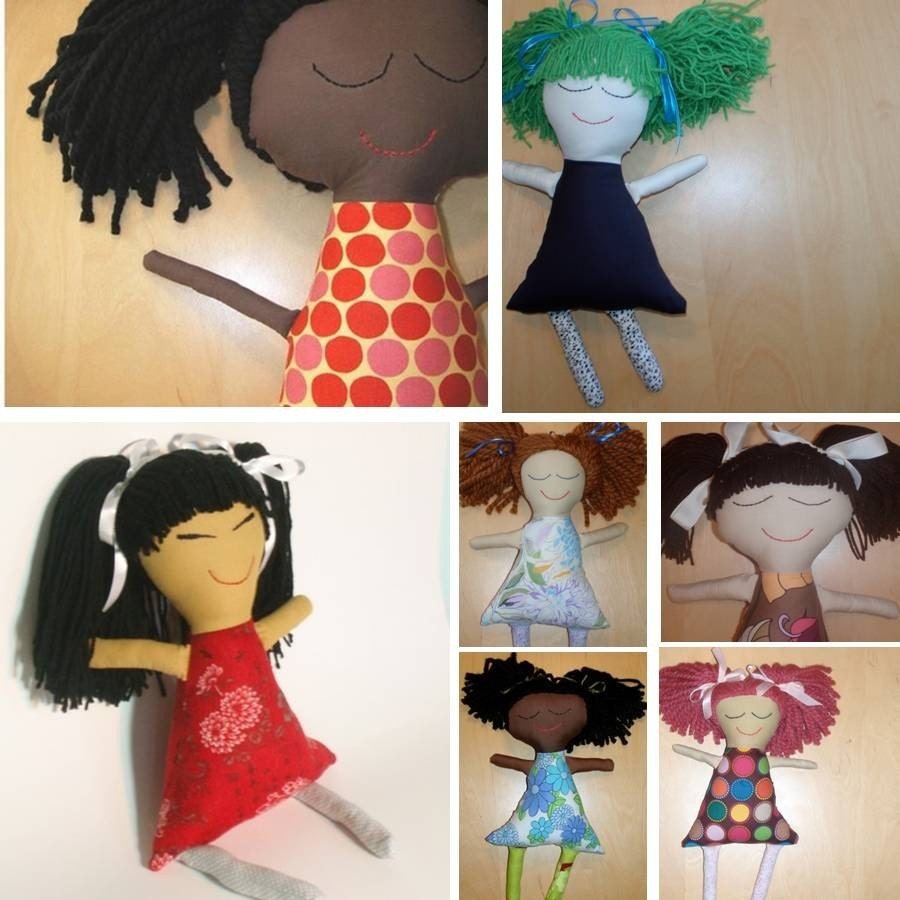 Custom handmade Ethnic Rag Dolls