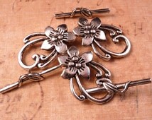 Popular items for flower clasps on Etsy