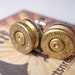 9mm.. Bullet Shell Gecko Surgical Steel Post by ArtifactsNRelics