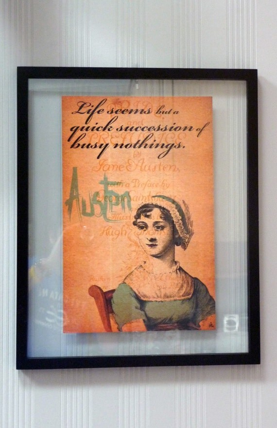 Jane Austen Print 11x17 Famous Seniors by senioritis on Etsy