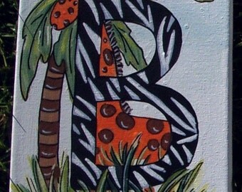 Jungle letters | Etsy