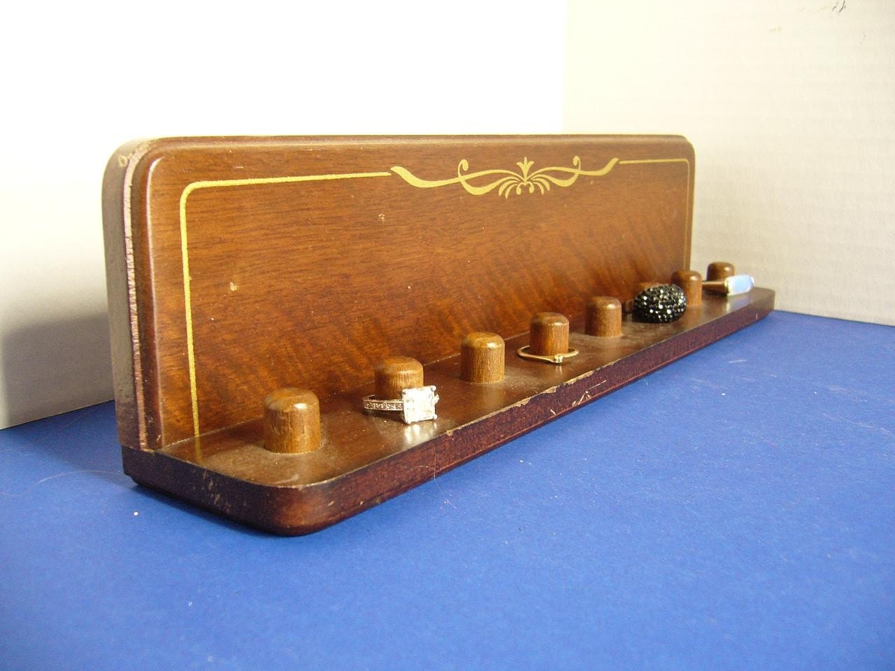 Wooden Ring Holder Display by monichelles on Etsy