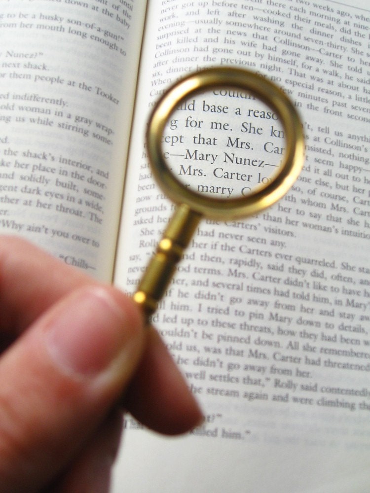nancy drew necklace detective magnifying glass charm