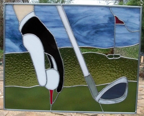Golf Stained Glass Patterns