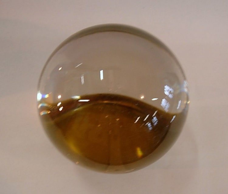 Stunning Antique Crystal Ball on Chinese by GildedAgeAffaires