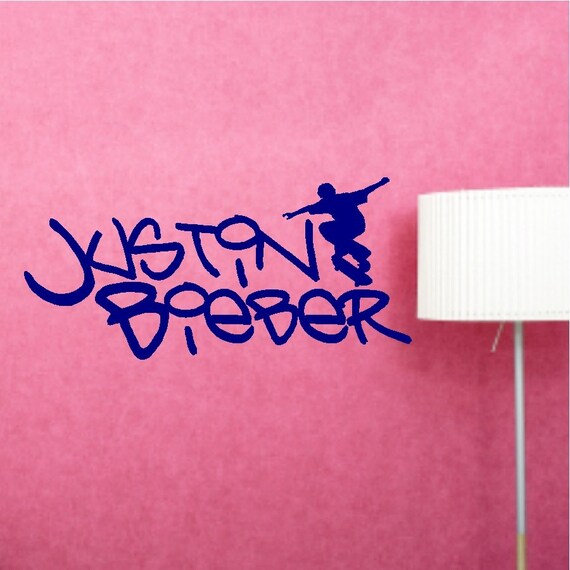 Justin Bieber Wall Art Stickers Decals Decor
