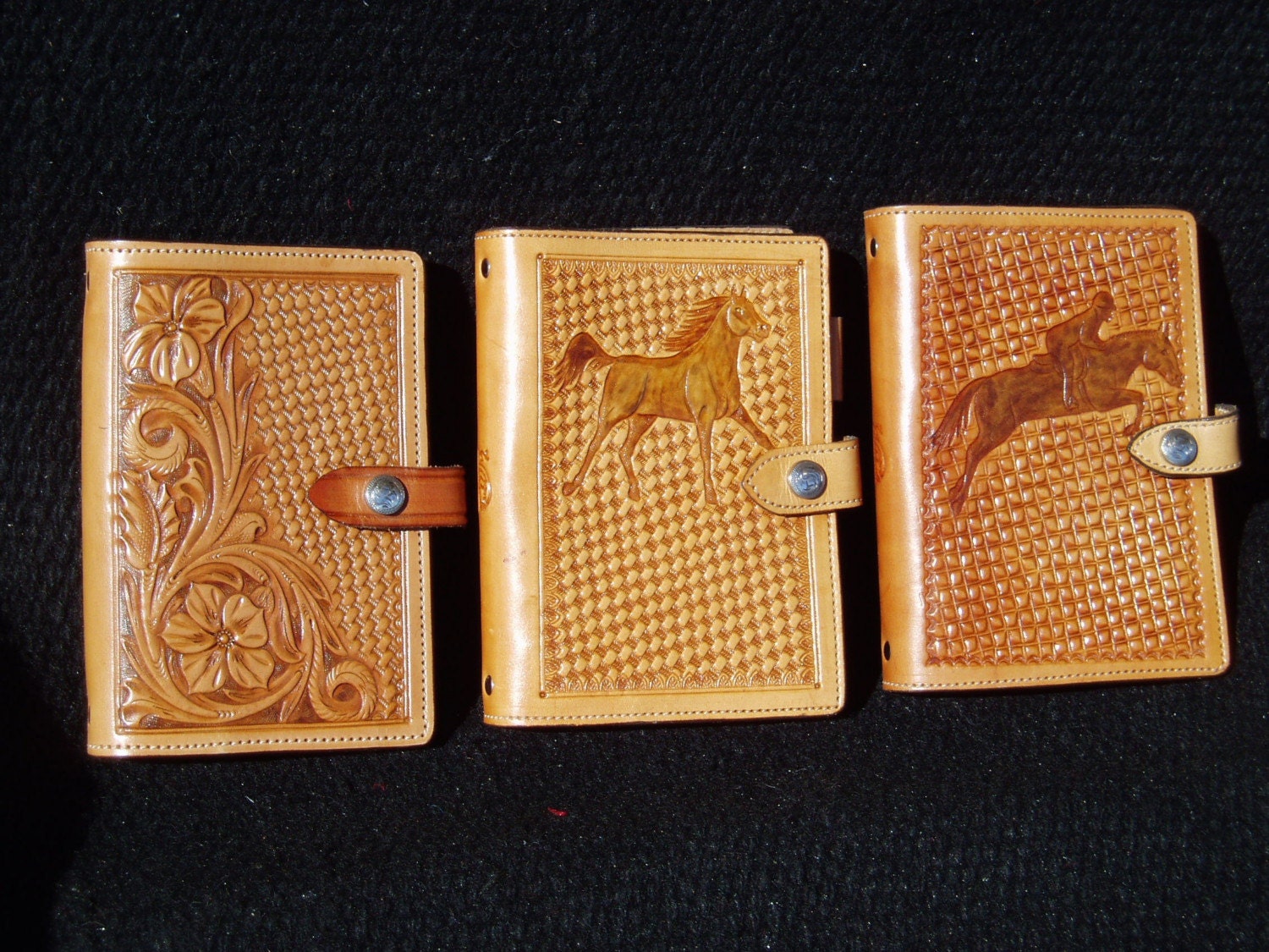 Handtooled Leather Planner