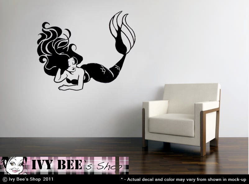 Mermaid Vinyl Wall Decal