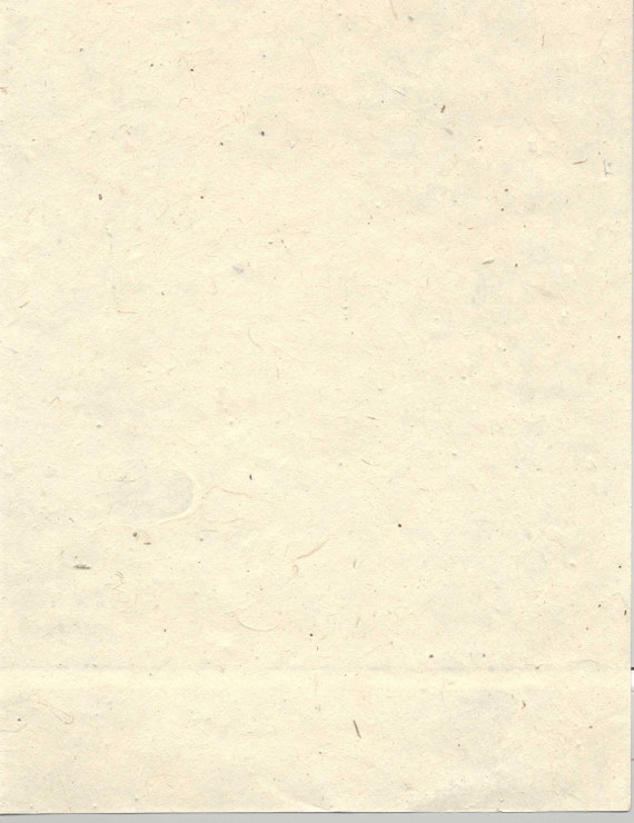 Natural Lotka Paper 20x30 handmade sheet card weight deckle