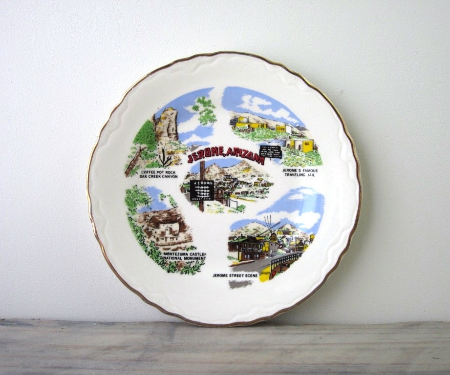 Jerome, Arizona Souvenir Travel Plate – Haute Juice