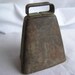 Antique Primitive Forged Metal Cowbell Cow Bell with Clapper