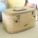 Vintage Train Case w/ Decoupage Lining Classic by wilshepherd