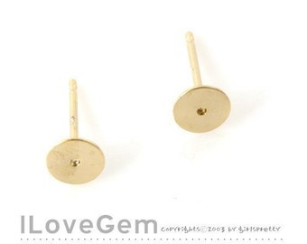 Flat back earring | Etsy