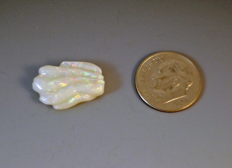 Wave Carved Opal by eliyasek on Etsy