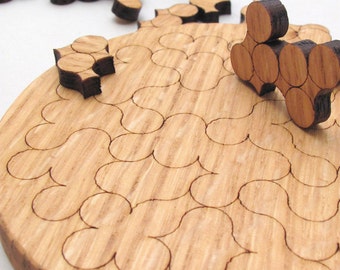 Popular items for wood jigsaw puzzle on Etsy
