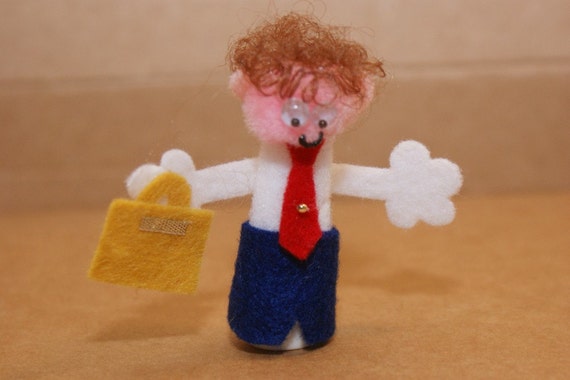 Dad Finger Puppet