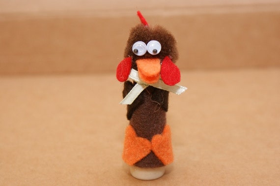 Rooster Finger Puppet