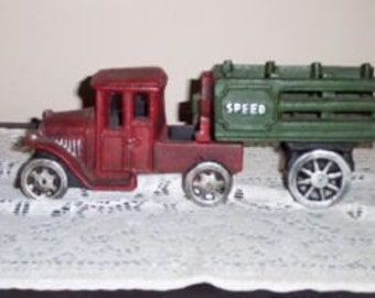 Cast iron toy truck | Etsy