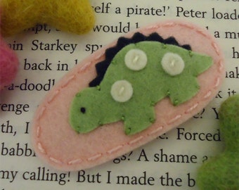 Felt hair clip No slip Wool felt Ciel the by MayCrimson on Etsy