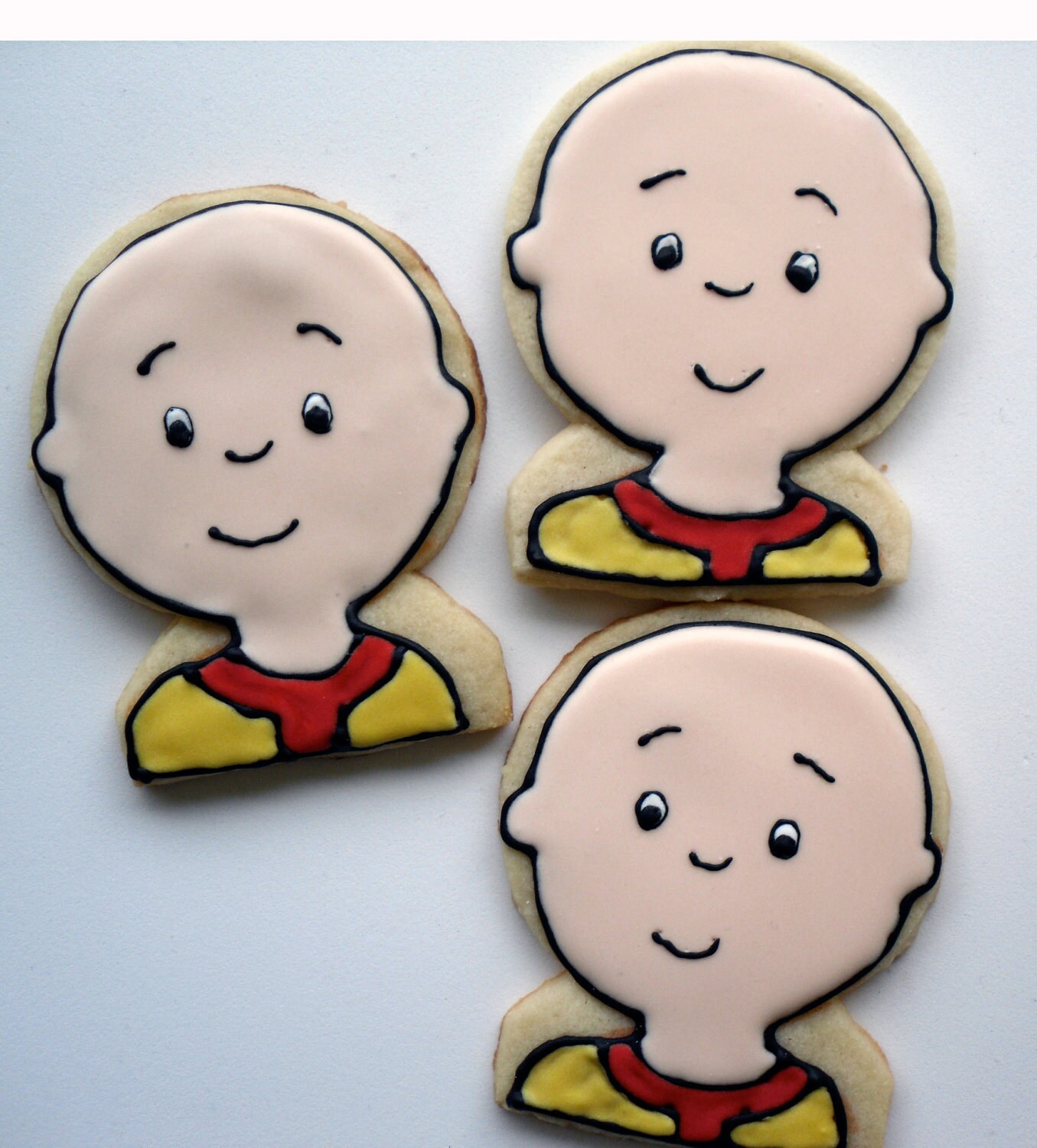 Party Favors Caillou Decorated Sugar Cookies by charmingtreats4you