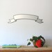 Ribbon Banner Mirror / Handmade Wall Mirror Scroll Banner Wall
