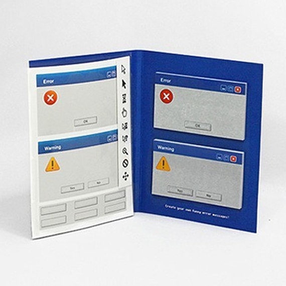 Error Sticky and Stickers Set 60 sheets 8 by WonderlandRoom