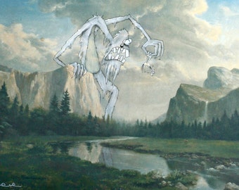 Sassysquatch 8.5 x 11 Monster Print by leroysplace on Etsy