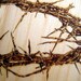 Crown of Thorns Crucification symbol Pyrography art by RivdomArt