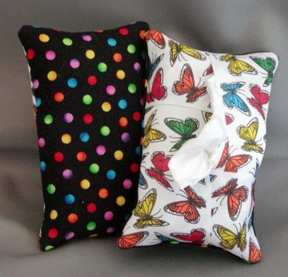 Kleenex Pocket Size Tissue Pack Cover Holder BUTTERFLIES AND