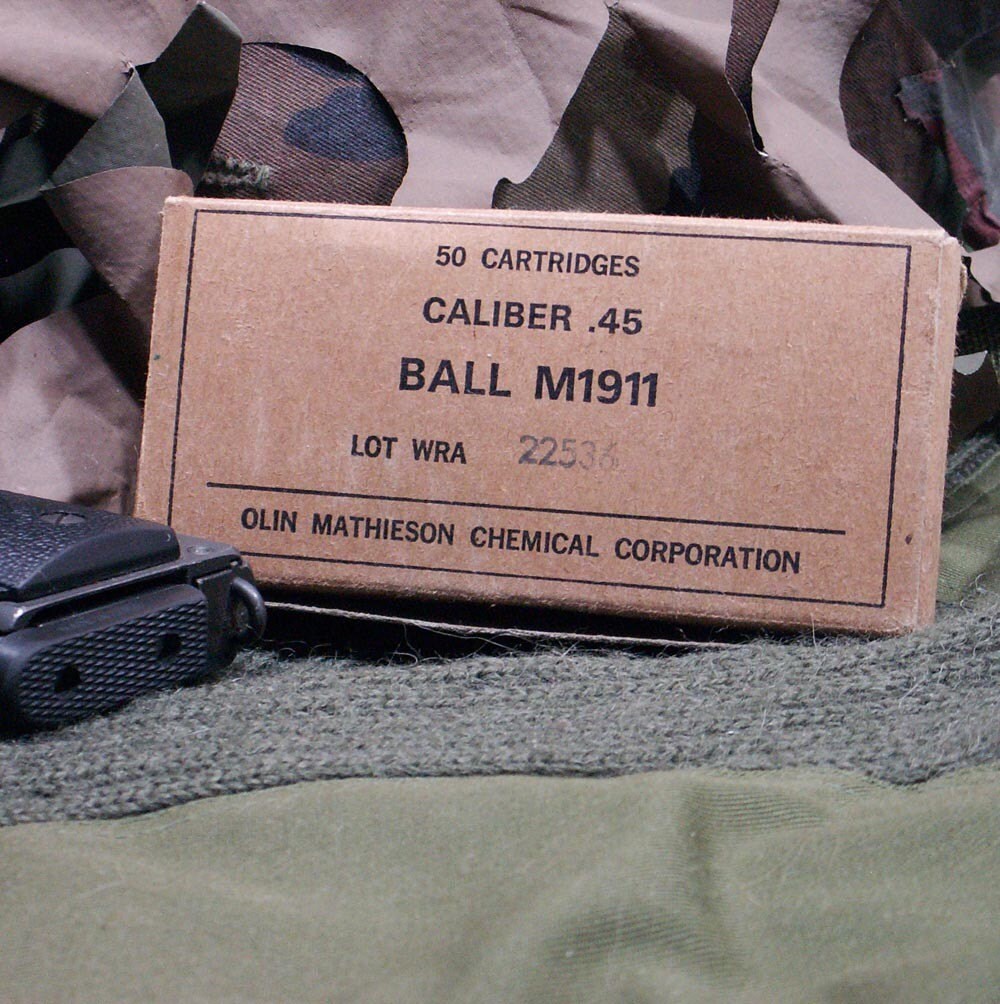 Military Cartridge Box Olin Mathieson Chemical by AilorsAttic