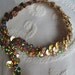 ELASTIC Gold SPOTLIGHT sequin Rick Rack