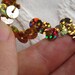 ELASTIC Gold SPOTLIGHT sequin Rick Rack